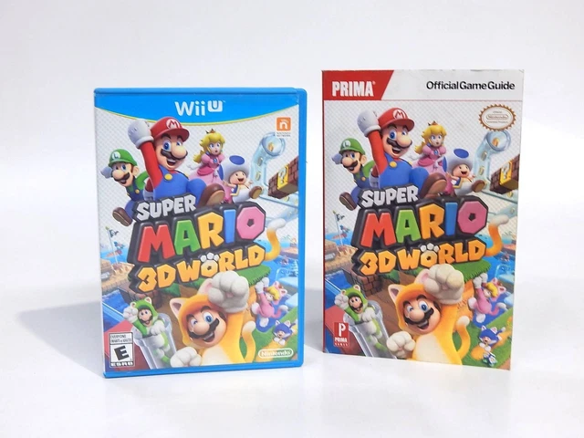 SUPER MARIO 3D World w/ Official Game Guide - Nintendo Wii U $17.50 ...