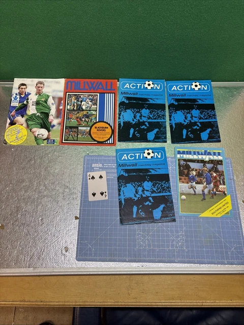 MILLWALL FOOTBALL PROGRAMMES collections/ bulk lots 1970’s-90’s £2.00 ...