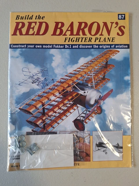 HACHETTE BUILD THE Red Baron's Fighter Plane - Numero 87 - Include ...