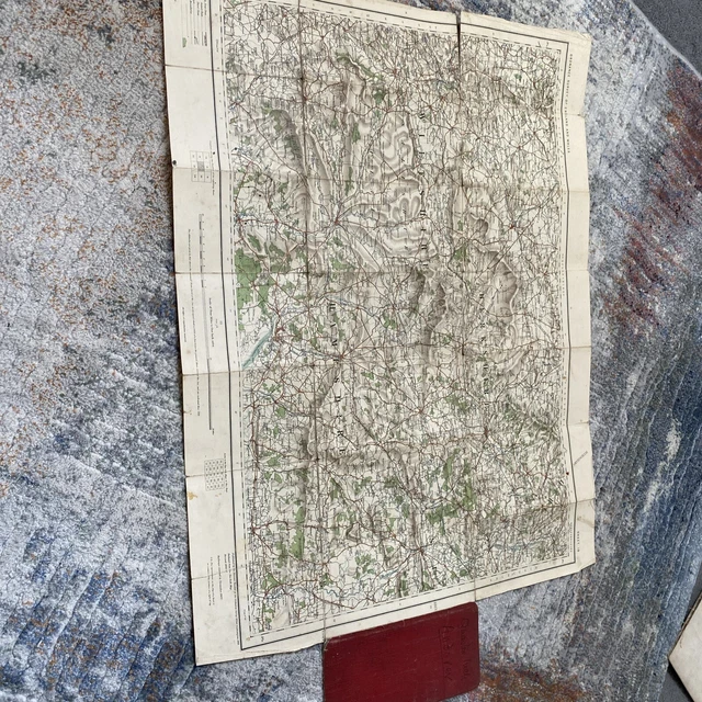 VINTAGE MAP OF Andover On Linen revised 1903 £3.00 - PicClick UK