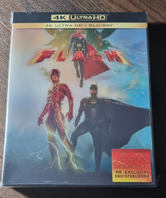 MANTA LAB THE Flash Single Lenticular Slip Uhd Steelbook Mantalab ...