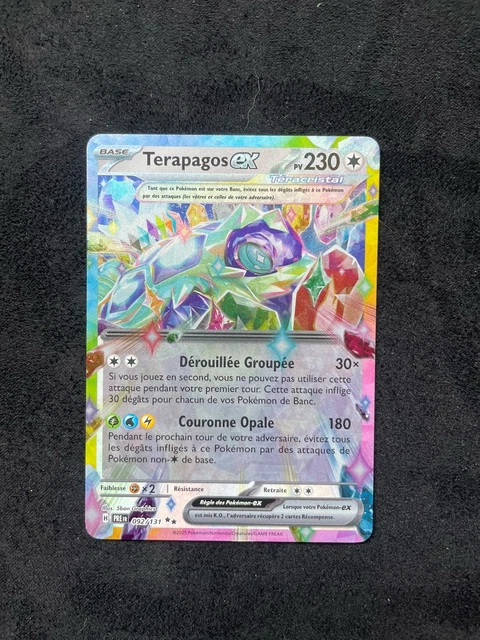 TERRAPAGOS EX 092/131 Carte Pokémon Ev08.5 Évolution Prismatique Neuf ...