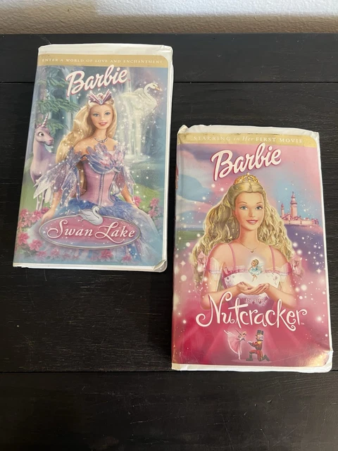 SET OF 2 Vintage Barbie VHS Movies - Nutcracker - Swan Lake £10.86 ...
