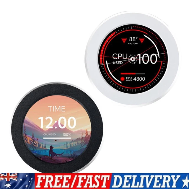 2.1INCH COMPUTER MONITOR IPS Dynamic Round LCD Monitor AIDA64 for Water ...