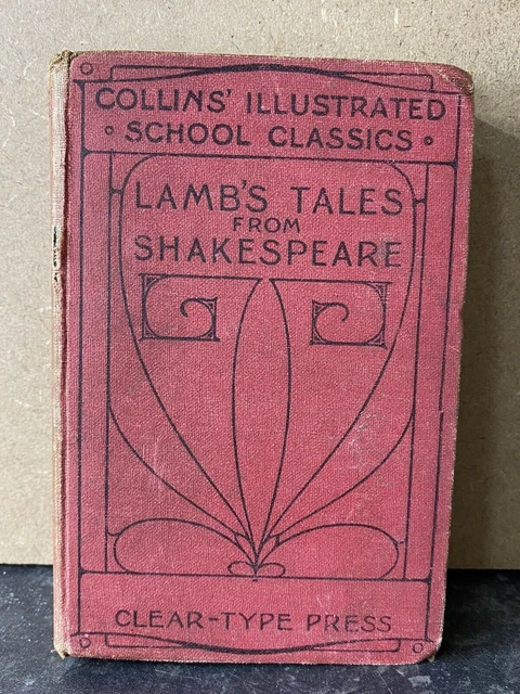 VINTAGE BOOK COLLINS Illustrated School Classics Lambs Tales From ...