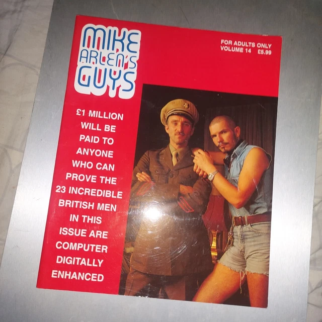 MIKE ARLEN'S GUYS Vol. 12, 14. 15, ManPower Iss. 01 + Signed Ltr from ...