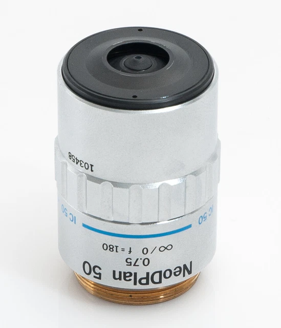 OLYMPUS OBJECTIF POUR Microscope Neodplan 50x/0.75 Ic 50 EUR 483,03 ...