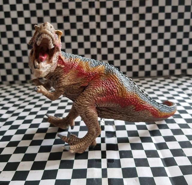 SCHLEICH T REX Tyrannosaurus Rex 6" Modellino dinosauro raro da ...