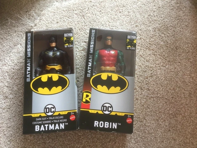 DC COMICS BATMAN Missions ROBIN + BATMAN 6" Figure 80 Years Edition ...