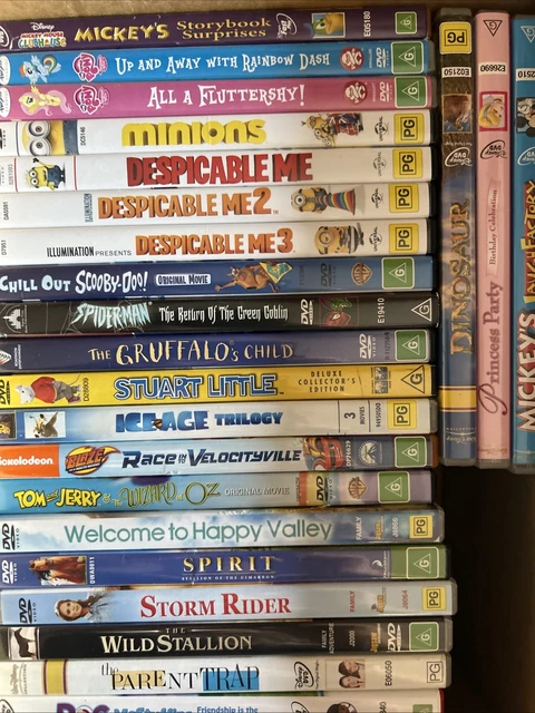 25 KIDS DVDS /DISNEY Plus Kids Children Movies Bundle Bulk Lot -PRE ...