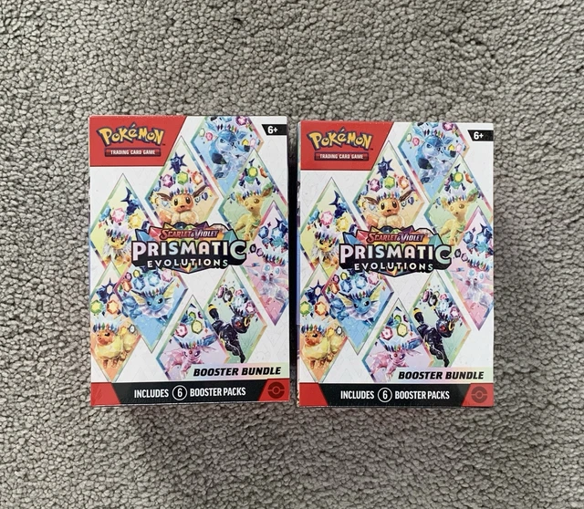 2X PRISMATIC EVOLUTIONS Booster Bundle | Pokémon TCG: Scarlet & Violet ...