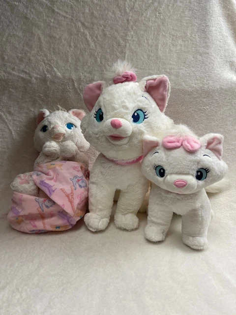DISNEY ARISTOCATS MARIE bundle of soft toy plush baby marie in pouch £ ...