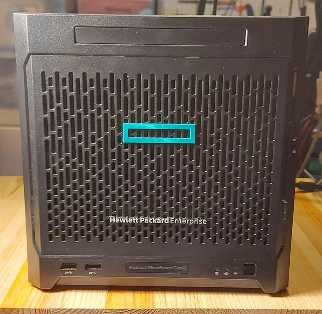 HPE PROLIANT MICROSERVER gen10 16GB RAM DDR4/Dual SSD M.2+NVMe EUR 520 ...