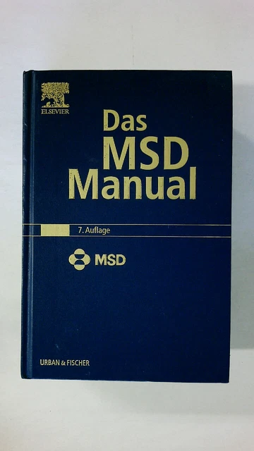 57035 DAS MSD Manual Der Diagnostik Und Therapie Hc EUR 68,72 - PicClick DE