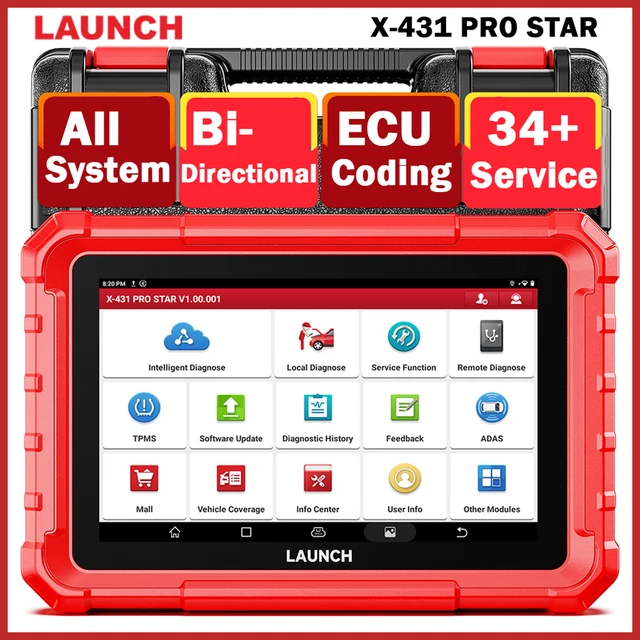 LAUNCH X431 PRO STAR 2024 Bi-directional ALL System Diagnostic Scanner ...