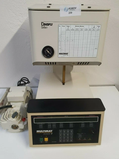 DENTSPLY DETREY MULTIMAT Mach 1 Keramikofen mit Vakuumpumpe 209 EUR 750 ...