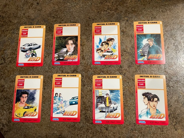 INITIAL D UNREGISTERED Arcade Game Card Stage 1 Lot Of 2 Cards $19.99 ...