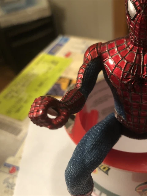 SPIDERMAN THE MOVIE Riding Sitting Position Action Figure 2002 Hasbro ...