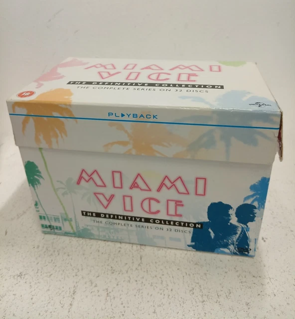 MIAMI VICE DEFINITIVE Collection DVD Box Set 32 Discs - Playback ...