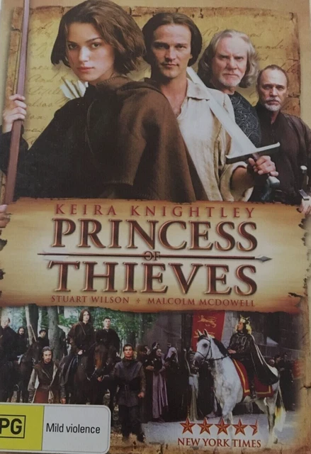 PRINCESS OF THIEVES DVD 2001 Keira Knightley Movie Action Adventure $29 ...