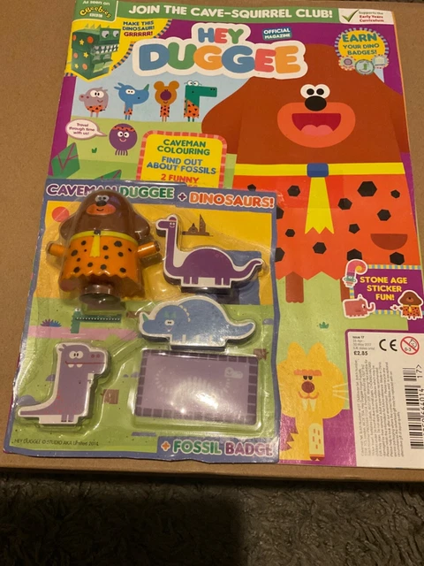 CBEEBIES HEY DUGGEE magazine Issue 17 caveman duggee + dinosaurs £5.99 ...