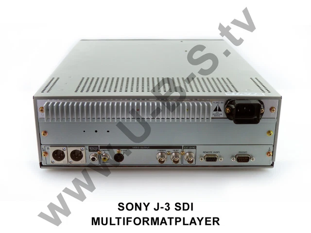 SONY J-3 SDI Multiformato Player H02: 1668 h - Comprobado por ...