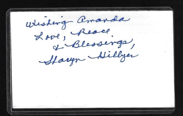 SHARYN HILLYER I Dream of Jeannie bikini Girl SIGNED / AUTOGRAPH 3x5 ...