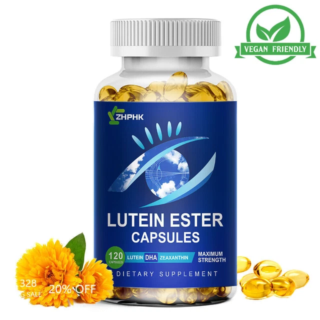 EYE HEALTH COMPLEX - Lutein & Zeaxanthin Eyes Supplement + Vitamins C ...