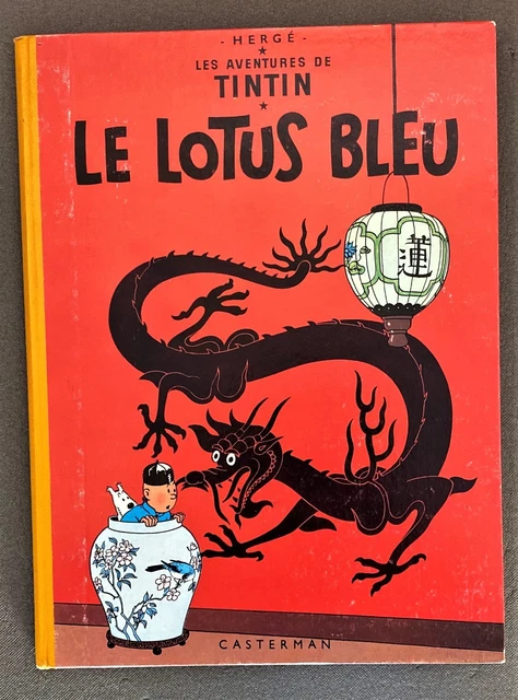 TINTIN : LE Lotus Bleu B31 1962 Tbe / Herge - Casterman EUR 80,00 ...