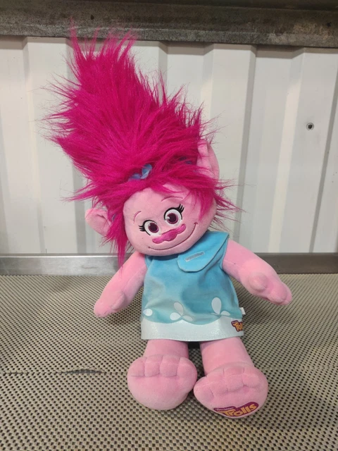 BUILD-A-BEAR DREAM WORKS Trolls Poppy Doll with Blue Dress - Ideal Gift ...