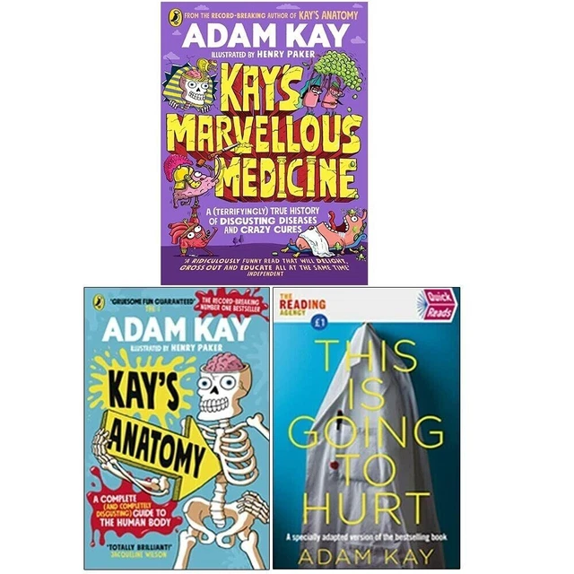 ADAM KAY COLLECTION 3 Books Set Kay's Marvellous Medicine, Kay’s ...