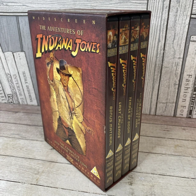 THE ADVENTURES OF Indiana Jones: The Complete Movie Collection DVD ...