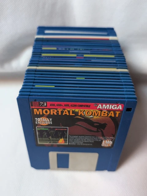 JOB LOT OF AMIGA Floppy Disk Games - Rare to Find Exclusive Collection ...