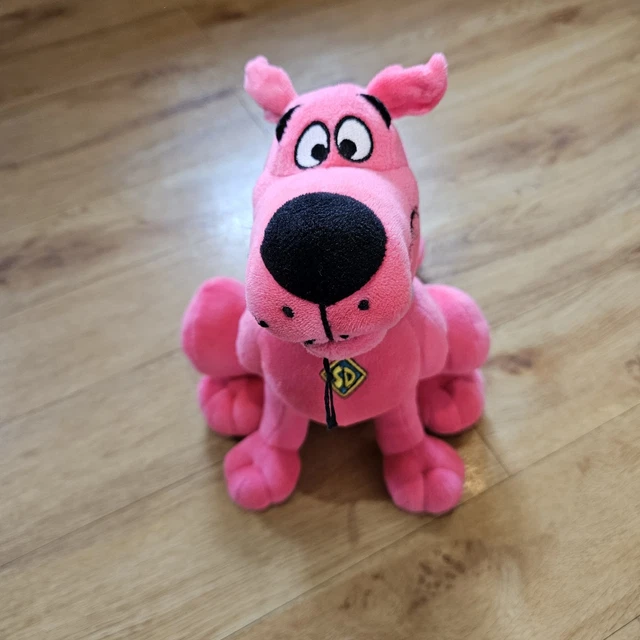 PINK SCOOBY DOO SOFT TOY PLUSH BANDAI Dog £14.99 - PicClick UK