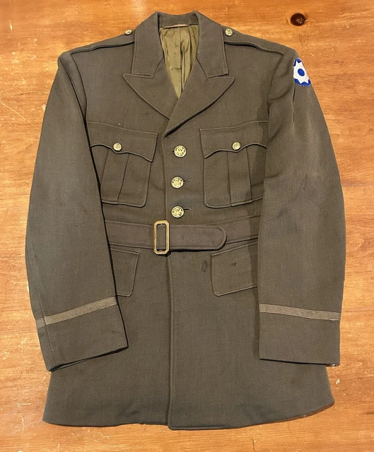 WW2 U.S. ARMY Officer Uniform/ 9th Service Command Patch/ Jacket / 2x ...