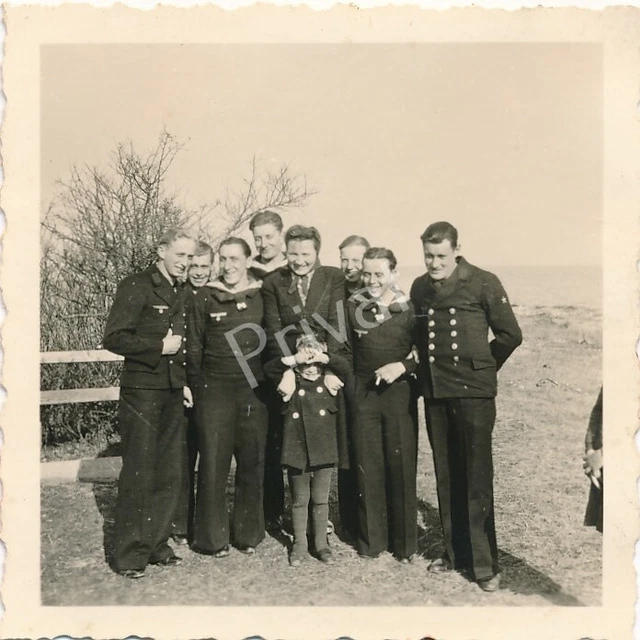 FOTO KRIEGSMARINE SOLDATEN Uniform Gruppenfoto Jugend Nachwuchs M1.73 ...
