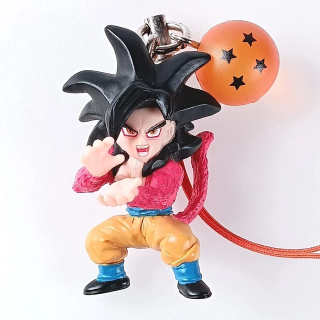 SON GOKU SUPER Saiyan4 Dragonball GT Keychain Strap Mini Figure From ...