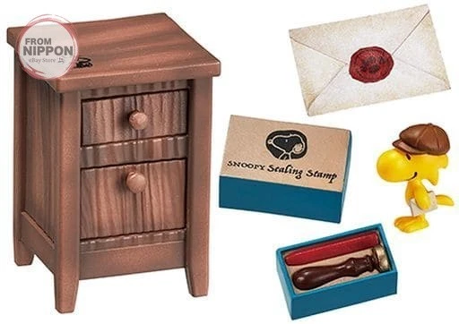 FIGURINA SNOOPY'S VINTAGE WRITING ROOM "Reply was handwritten" serie ...