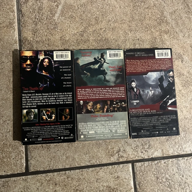 BLADE TRINITY VHS Trilogy Blade 1, 2, 3 Late Release 2004 £44.58 ...