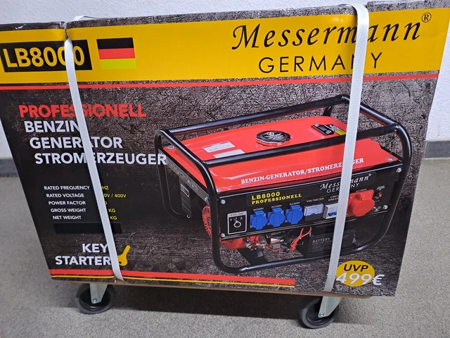 GENERATOR ,STROMERZEUGER Professionell Messermann LB8000 EUR 444,00 ...
