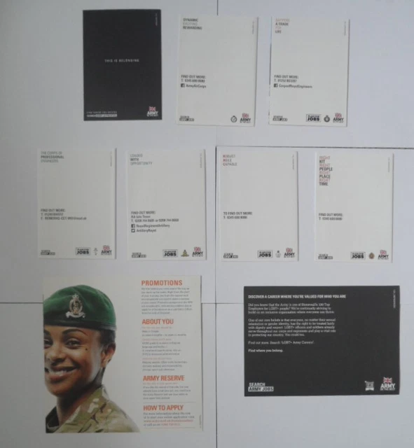 BRITISH ARMY CAREER Pocket-Sized Folded Guides Booklet Pamphlet Publication £2.08 - PicClick UK