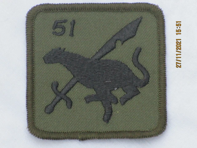 RAF REGIMENT, 51TH Squadron, Royal Air Force, TRF, Patch, Olive £7.24 ...