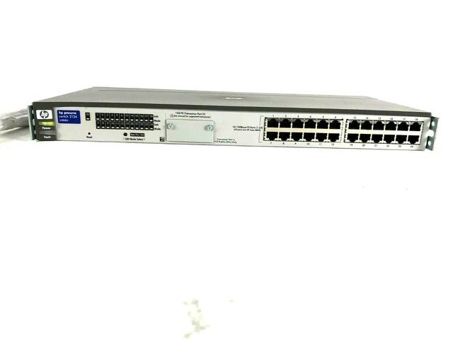 HP PROCURVE 2124 J4868A 24-Port External Network Switch Rack Mountable ...