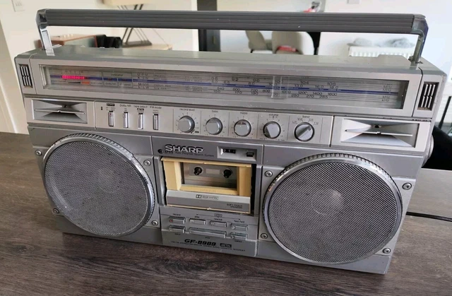 SHARP GF-8989 GHETTO Blaster - Vintage Boombox Classic £59.00 - PicClick UK