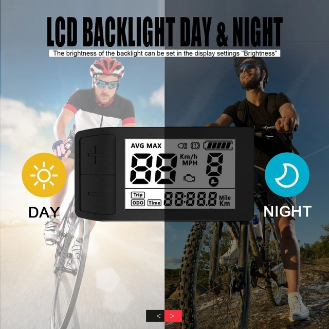 DISPLAY LCD 500S per Bafang 8fun BBS01 BBS02 BBSHD E bike motore ...