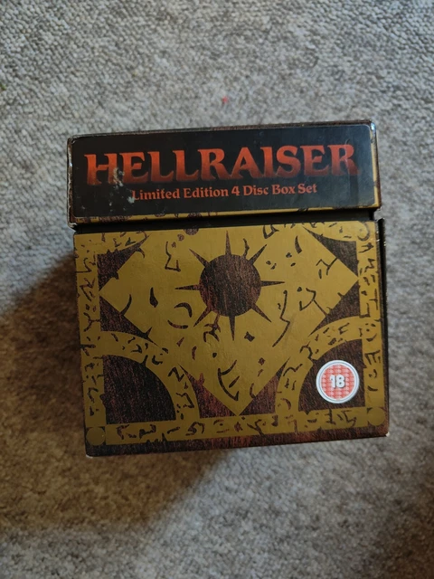 HELLRAISER ÉDITION LIMITÉE 4 disques DVD coffret configuration lamentation boîte puzzle EUR 11 ...