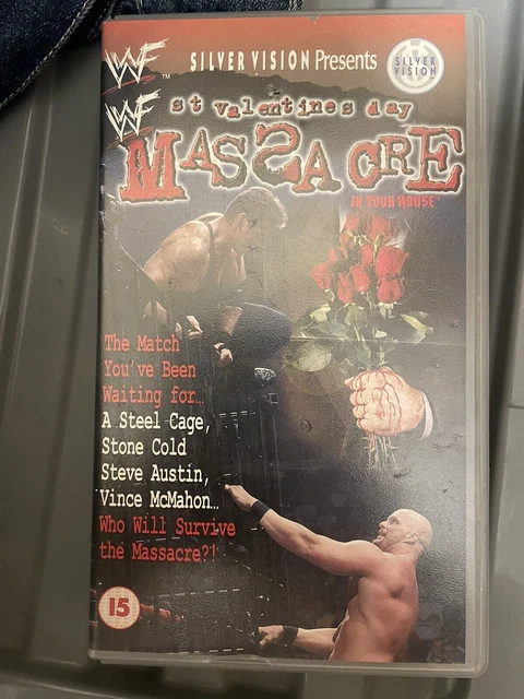WF221 - WWF - St Valentines Day Massacre 1999 - PAL UK VHS Video Tape ...