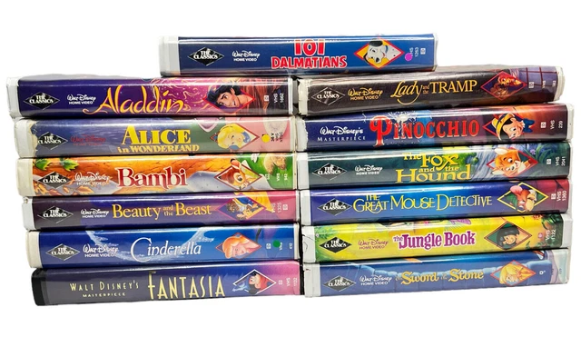 WALT DISNEY BLACK Diamond Classic VHS Tapes Movies - Set Of 11 + 2 ...