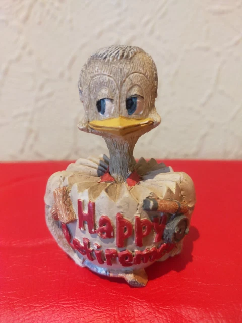 VINTAGE EGGBERT AND Friends "Happy Retirement Figurine /1990s 8Cm's ...