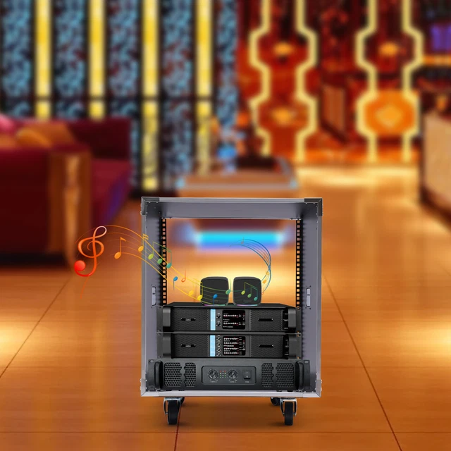 12U PORTABLE ROLLING Network Rack Swivel Caster Wheels Audio Equipment ...